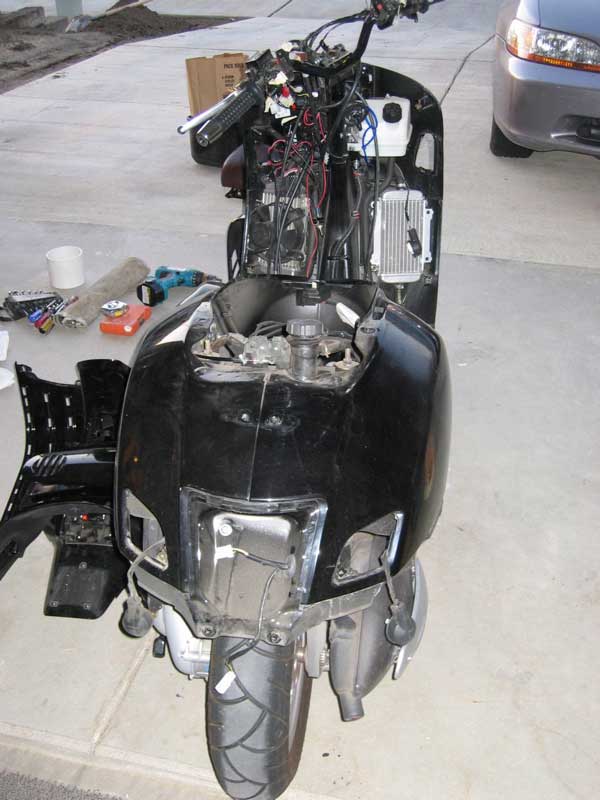 Modern Vespa : Finished my Salvage GT