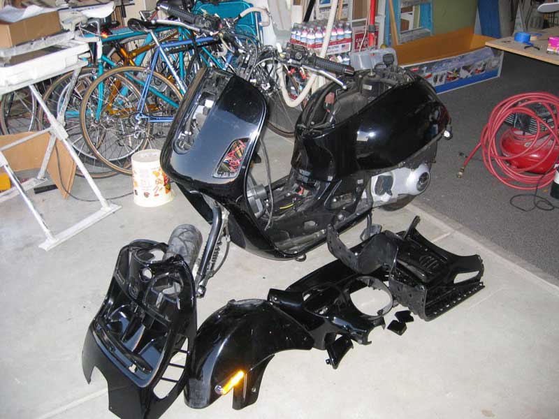 Modern Vespa : Finished my Salvage GT