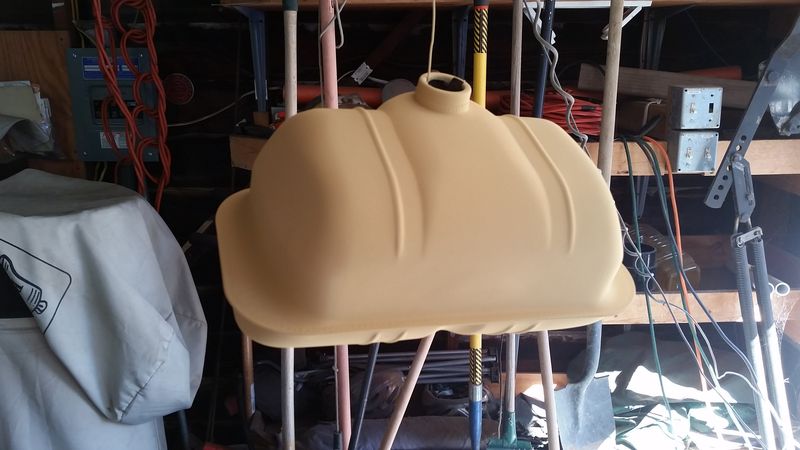 Modern Vespa : some powder coating