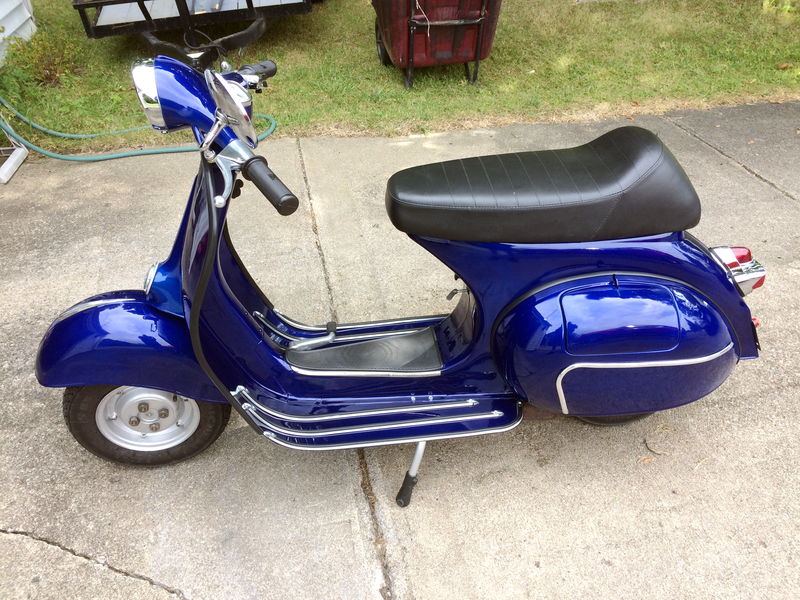 Modern Vespa : 1965 VBB restoration complete
