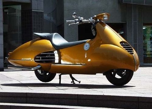 Modern Vespa : Streamline, Art Deco, Aerodynamic Scoots & Motorcycles