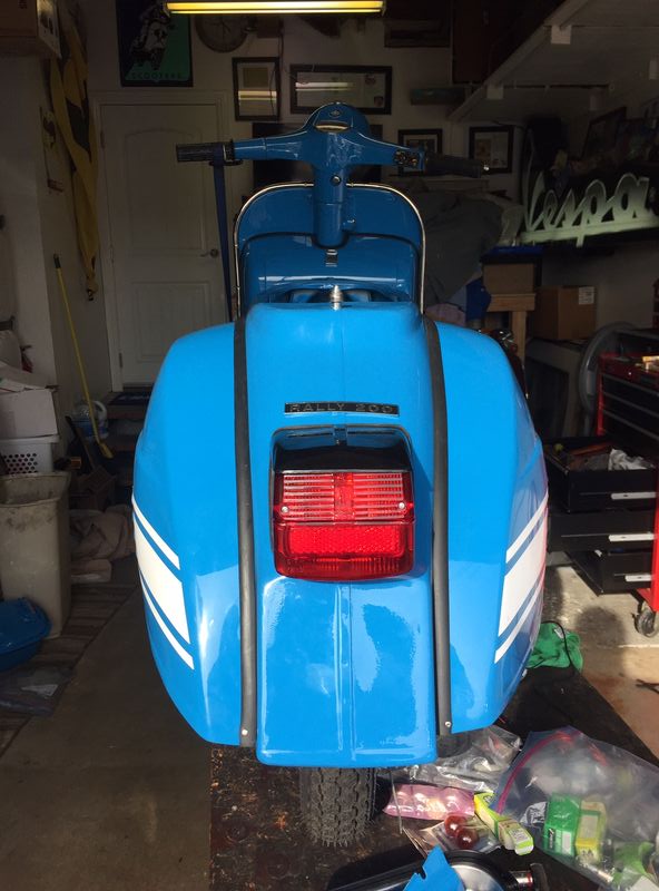 Modern Vespa : 73 Scandanavian Rally 200