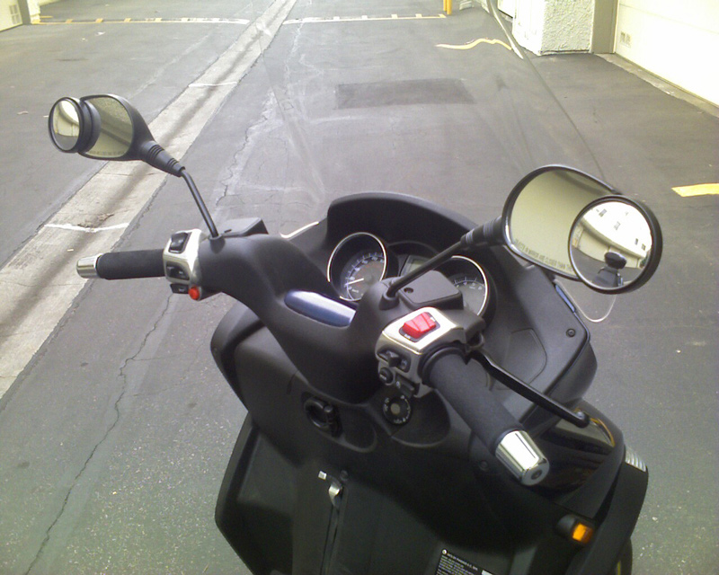 Modern Vespa : Quick Scan Mirrors (Cast Clamp) from SAENG-TA