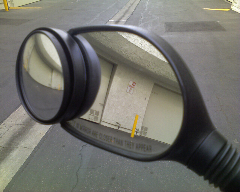 Modern Vespa : Quick Scan Mirrors (Cast Clamp) from SAENG-TA