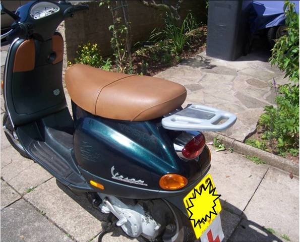 Modern Vespa : HOW DO I REMOVE AN ET4 REAR RACK?
