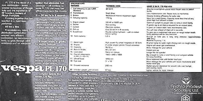 Modern Vespa : PL170 thread