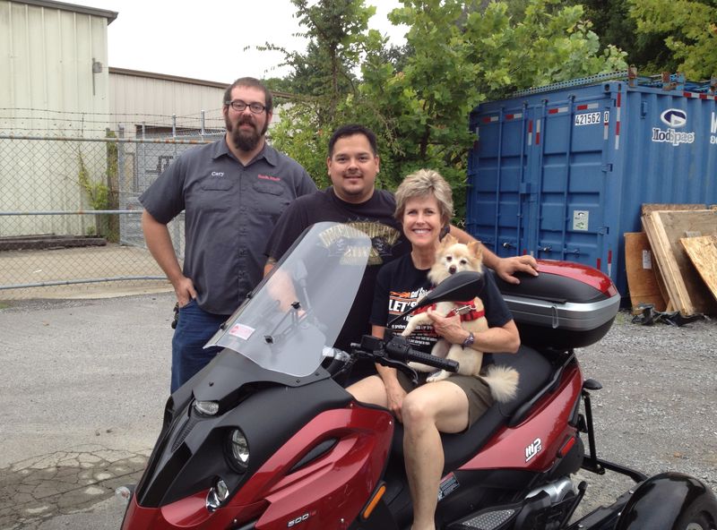 Modern Vespa : For Sale: TOW PAC Insta Trike B - 12" wheels