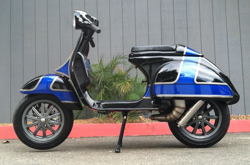 Modern Vespa : Vespa P200 Street Racer project
