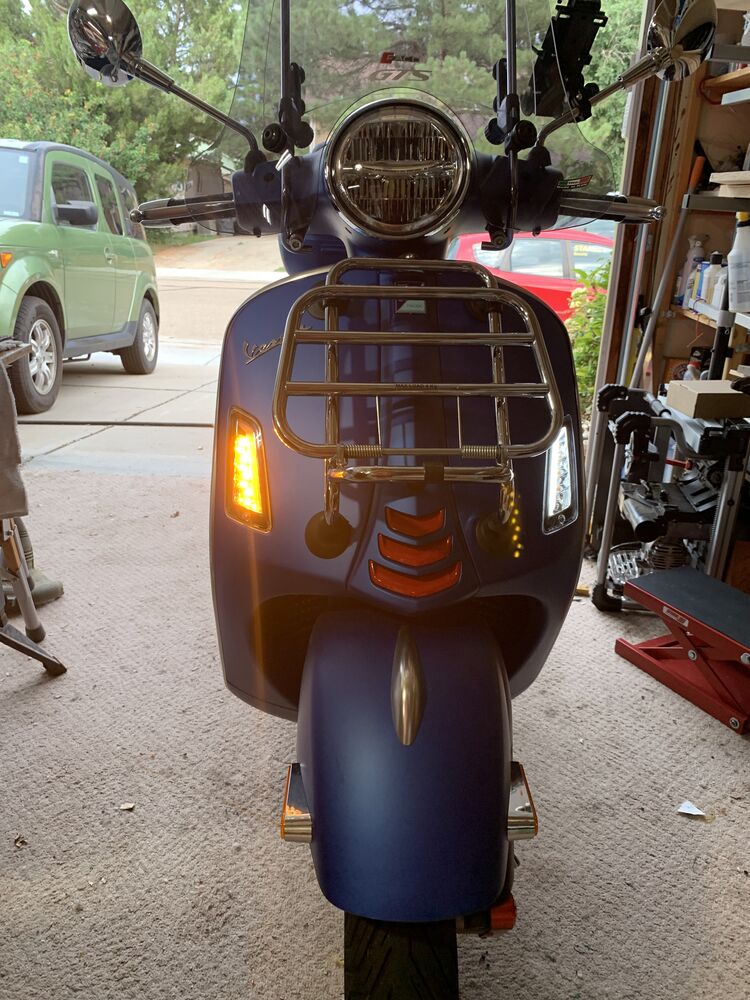 Modern Vespa : Today I Installed 4 LED Turning Lights