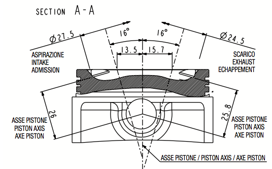 Modern Vespa : Malossi V4 Head, The Missing Measurements