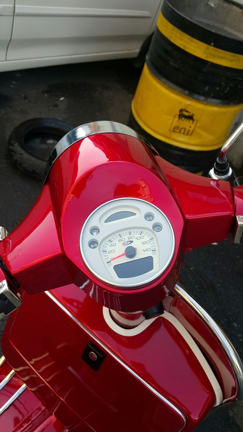 Modern Vespa : Sip digital Speedometer