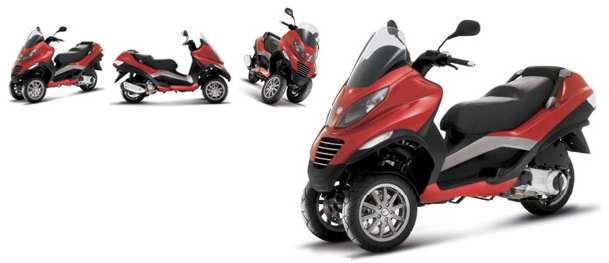 Modern Vespa : It's Official: Piaggio MP3 (the three wheeler)
