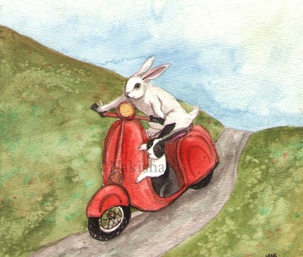 Modern Vespa : NSR Happy New Year - Rabbit