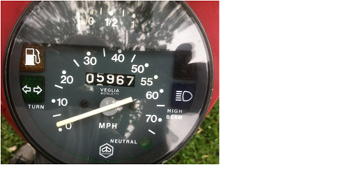 Modern Vespa : I need your help about a speedometer