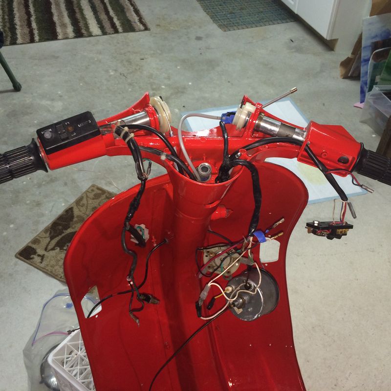 Modern Vespa : Need xtra help ignition and speedo wiring