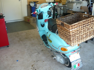 Modern Vespa : My pimped out et4 almost done check it out.