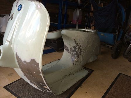 Modern Vespa : Winter project - crash damaged 1972 125 GTR