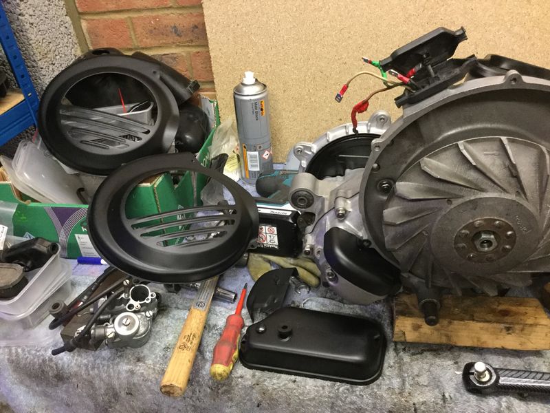Modern Vespa : next project Px 125 engine build