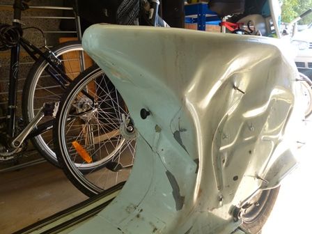 Modern Vespa : Winter project - crash damaged 1972 125 GTR