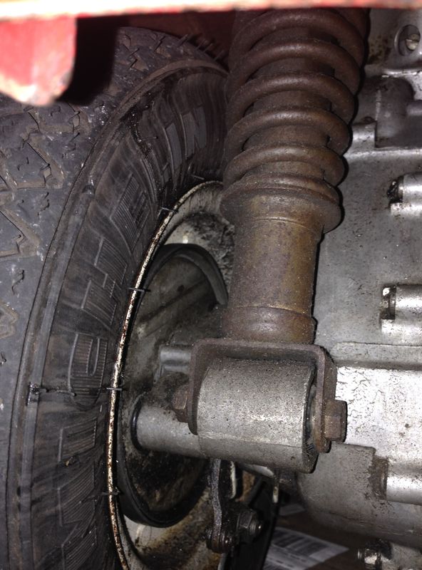 Modern Vespa : Allstate Rear Wheel Wobble?