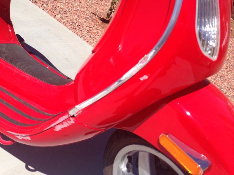 Modern Vespa : 2011 LX 150 Damaged...beyond repair?