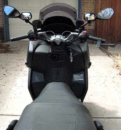 Modern Vespa : Saeng handlebar mount wideview mirrors