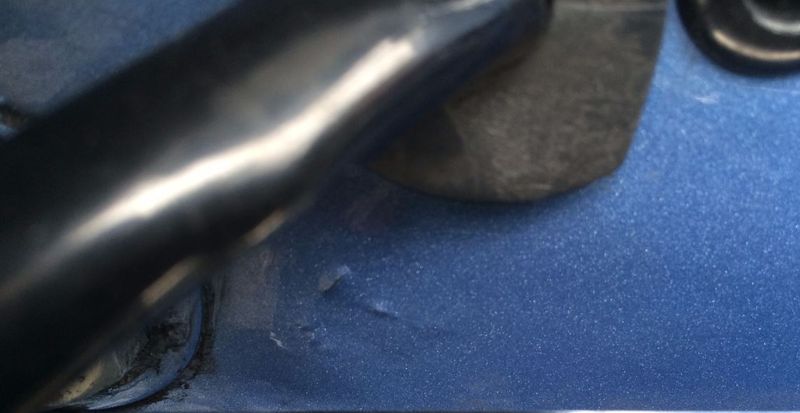 Modern Vespa : PX Rust showing after restoration