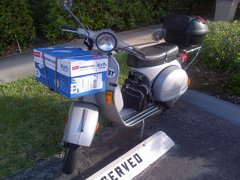 Modern Vespa : Stupid Crap you've carried on your Vespa.