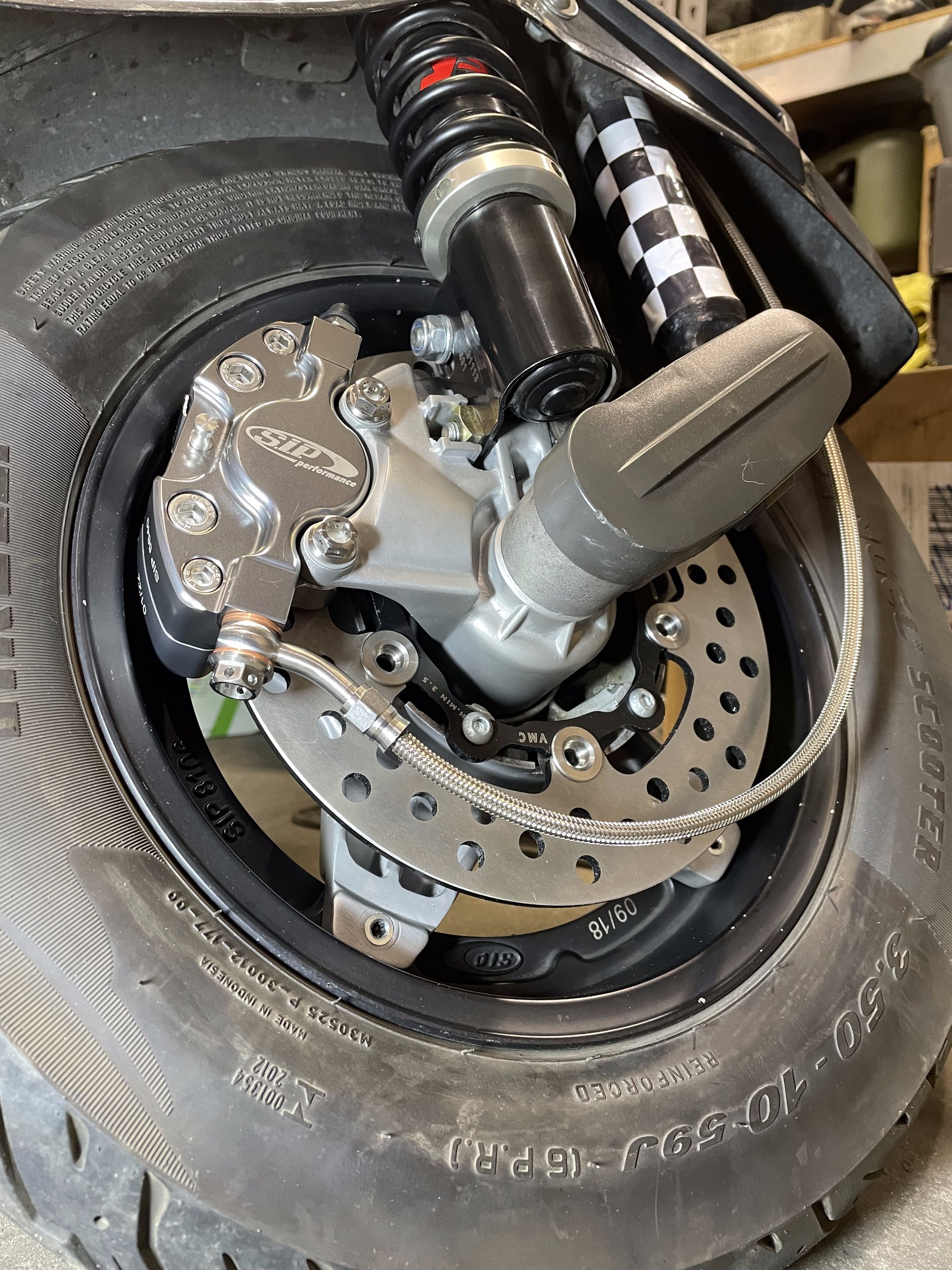 Modern Vespa : Disc brake upgrade on my PK?