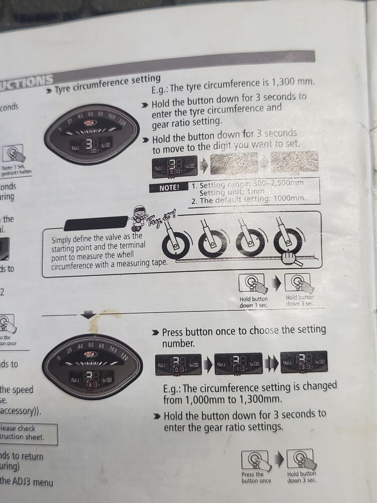 Modern Vespa : Sip Speedo settings