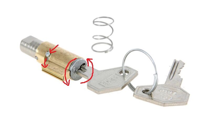 Modern Vespa : Neiman Lock/Key thread