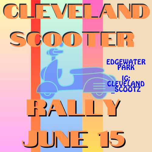 Modern Vespa : Scooter Meetup in Cleveland, Ohio -- June 15, 2024