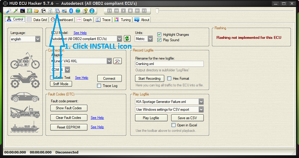 Modern Vespa : GUIDE: VespaDiag for MIUG4 ECUs eg GTS300HPE