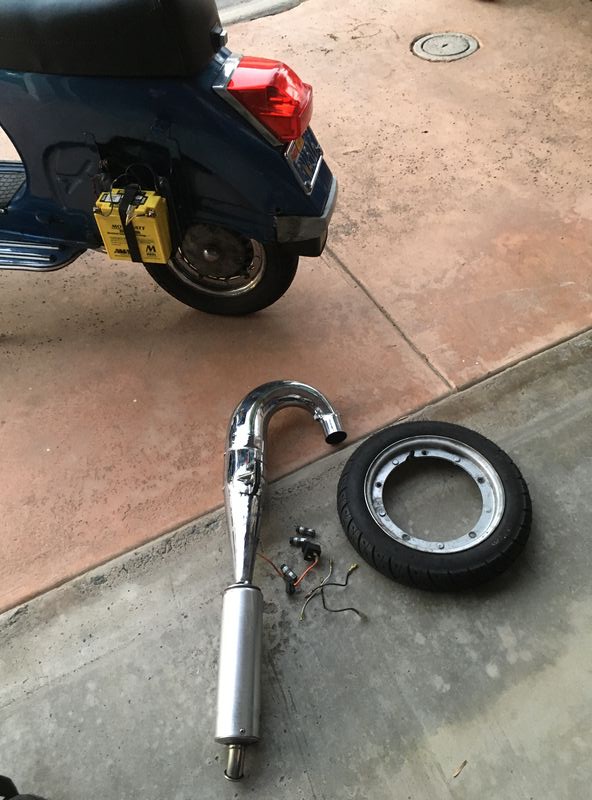 Modern Vespa : selling a de-tuned bike - project stock+ - sold