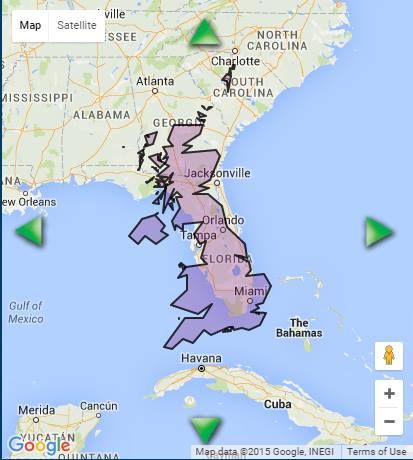 Modern Vespa : (NSR) United Kingdom Overlay of Florida