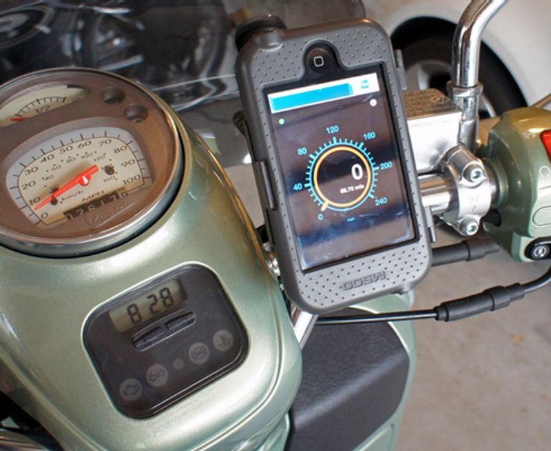 Modern Vespa : Digital speedometer