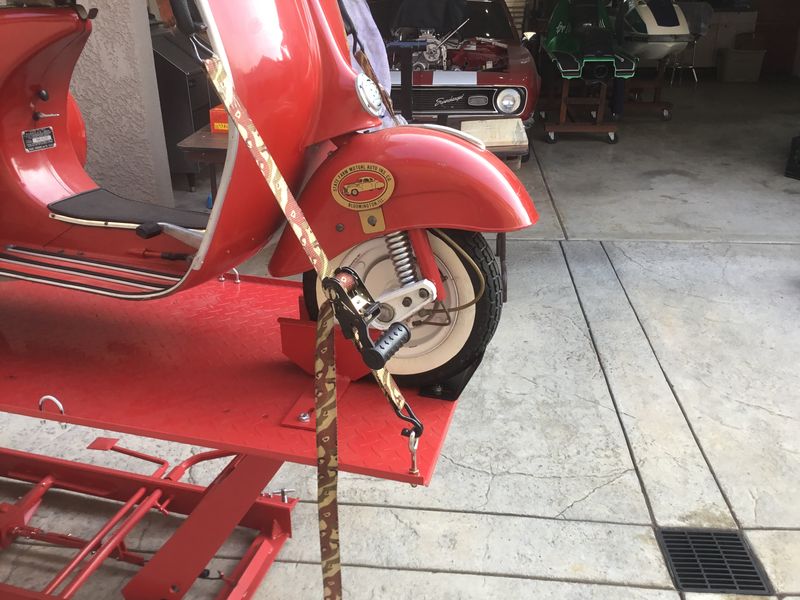 Modern Vespa : front suspension improvement for FatAmy