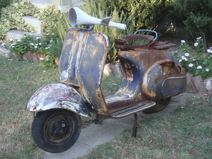 Modern Vespa : 65 vespa vnb restoration (I hope)