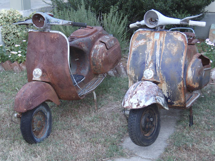 Modern Vespa : 65 vespa vnb restoration (I hope)