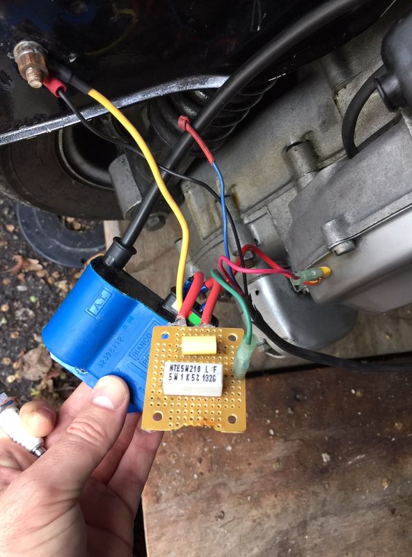 Modern Vespa : Rally '75 Ducati CDI Conversion Complete - engine wont idle