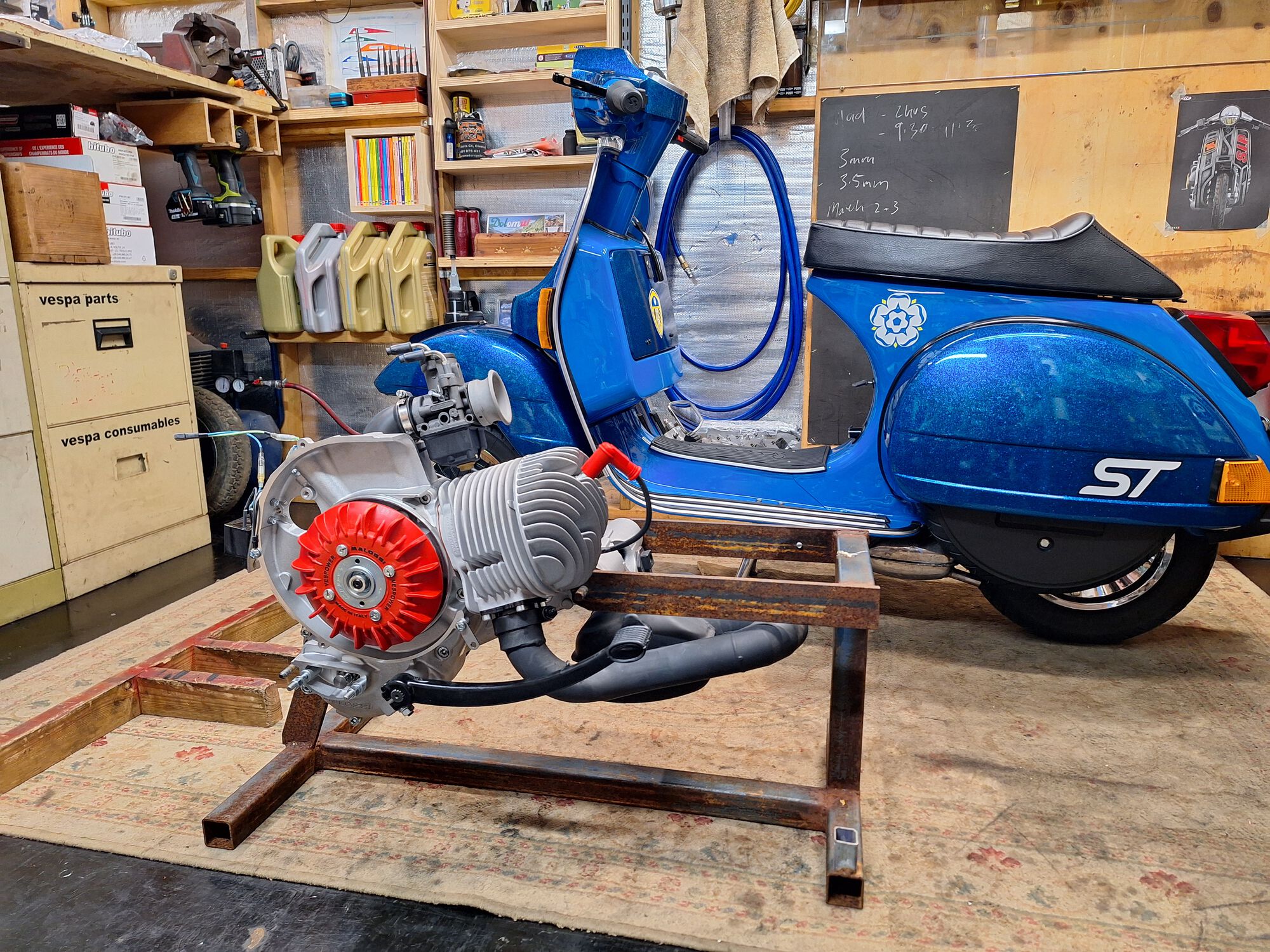 Modern Vespa : Building a motor