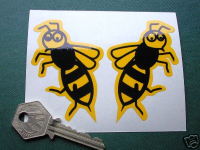 Modern Vespa : Angry Wasp Stickers