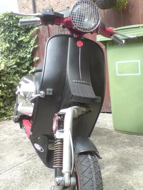 Modern Vespa : Sip race belly scoop came today gutted