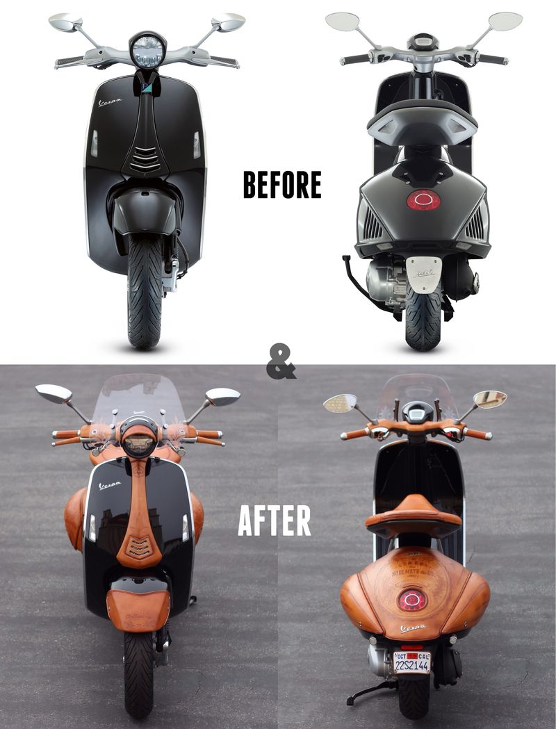 Modern Vespa : Custom scooter - TEDSTER - pics