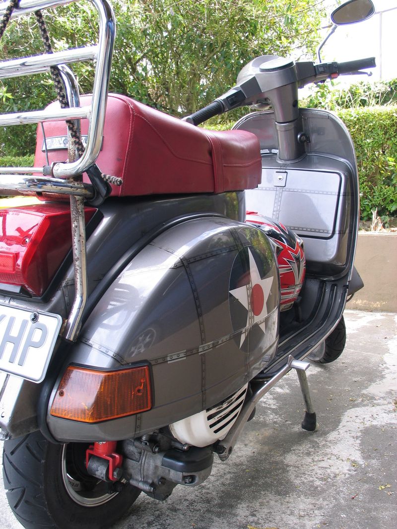 Modern Vespa : SIP tubeless wheel offset