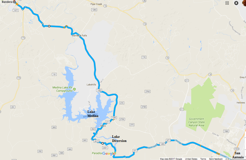 Modern Vespa : "Three Sisters Route" - Texas Hill Country, August