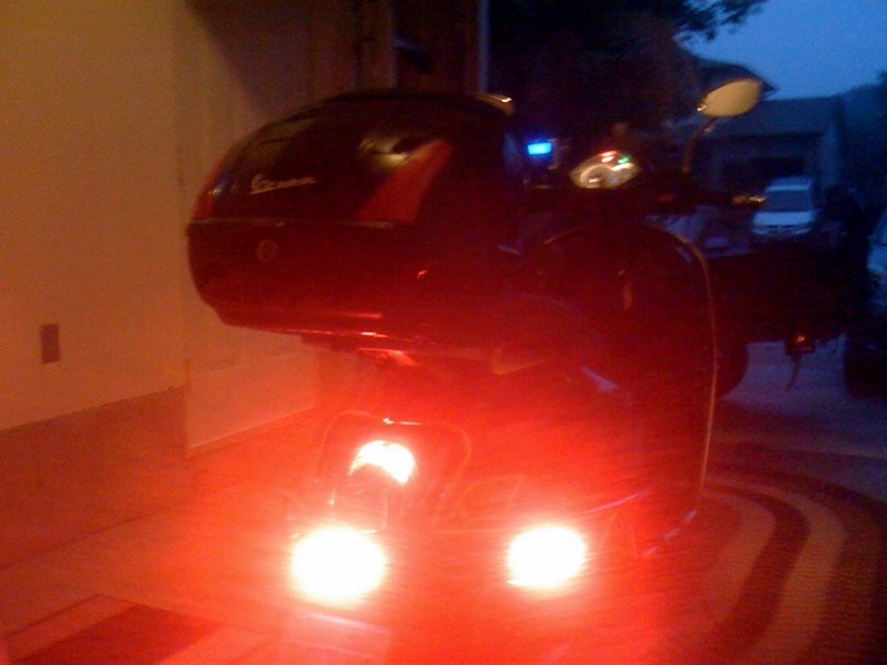 Modern Vespa : extra lighting options