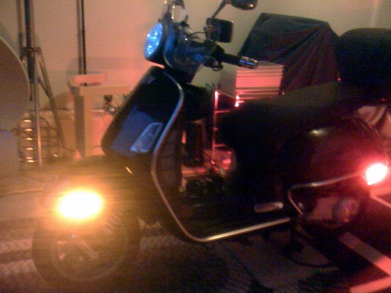 Modern Vespa : extra lighting options