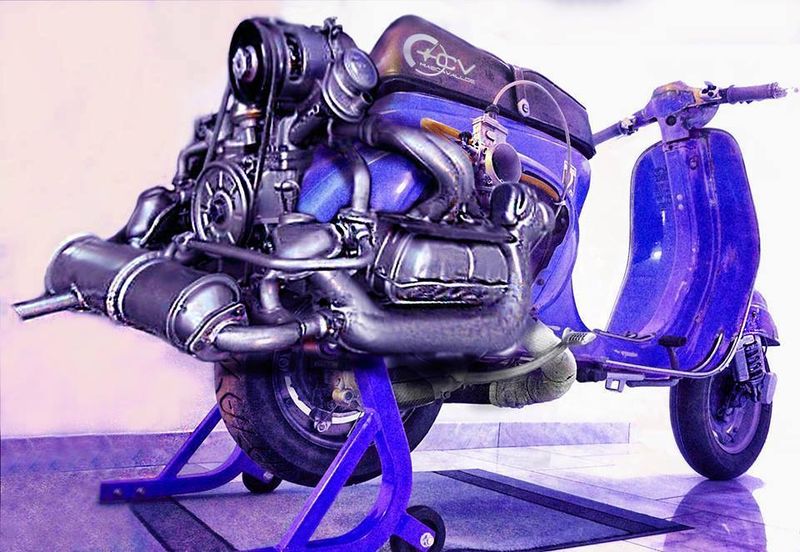 Modern Vespa : Share your favorite humorous NSM Vespa pictures.