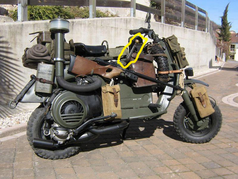 Modern Vespa : Is this cool or what? Chopped Army PX